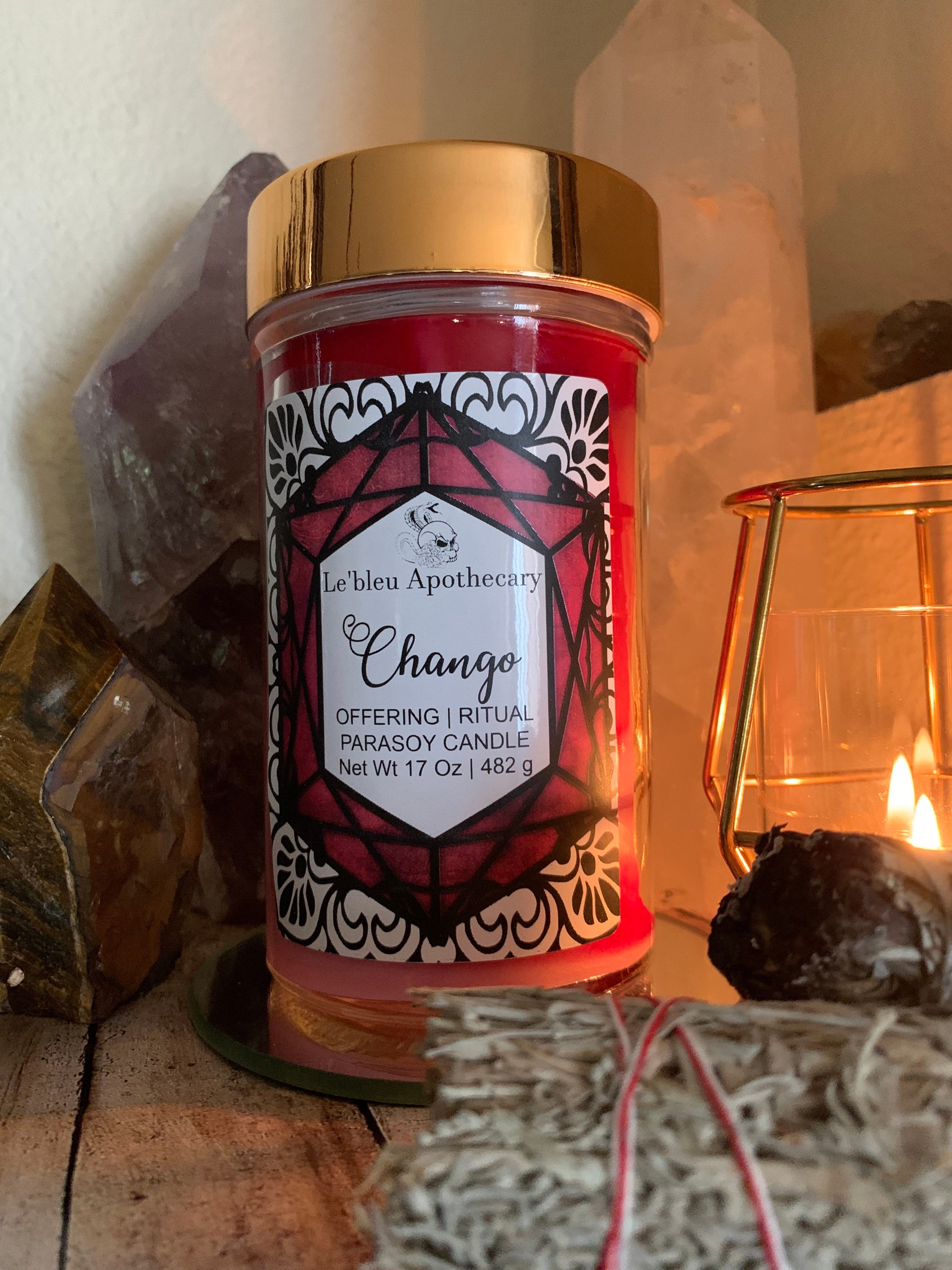 Chango Shango Ritual Offering Candle Orishas | Etsy