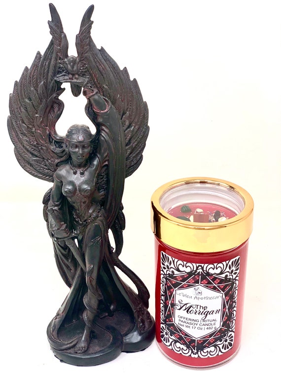 The Morrigan Ritual Offering Candle Morrigan Pagan Altar | Etsy