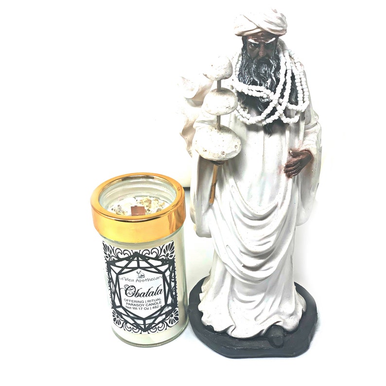 Obatala Orisha Ritual Offering Candle | Etsy