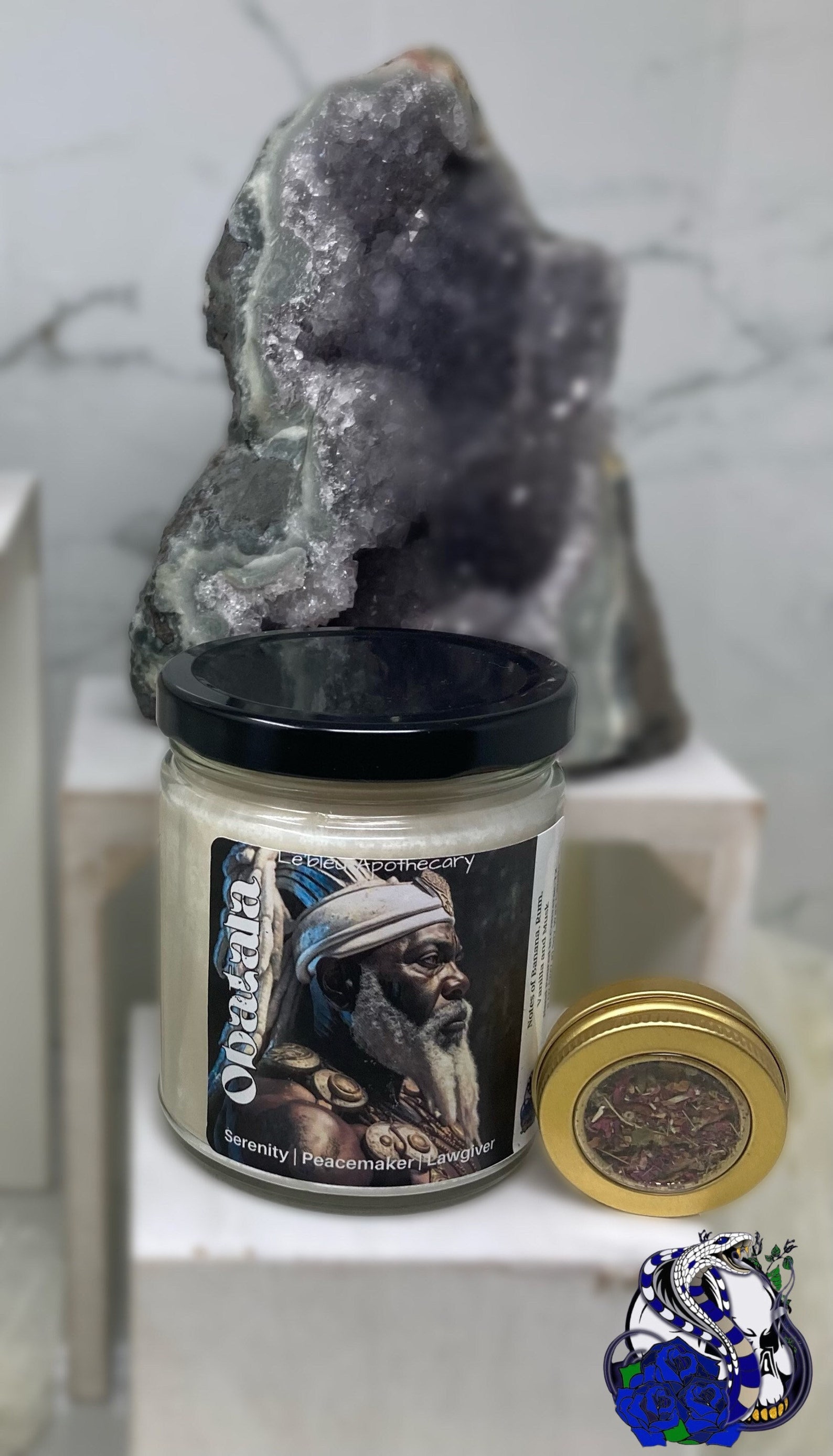 Obatala Orisha Ritual Offering Candle - Obatala Orisha Offering Altar ...