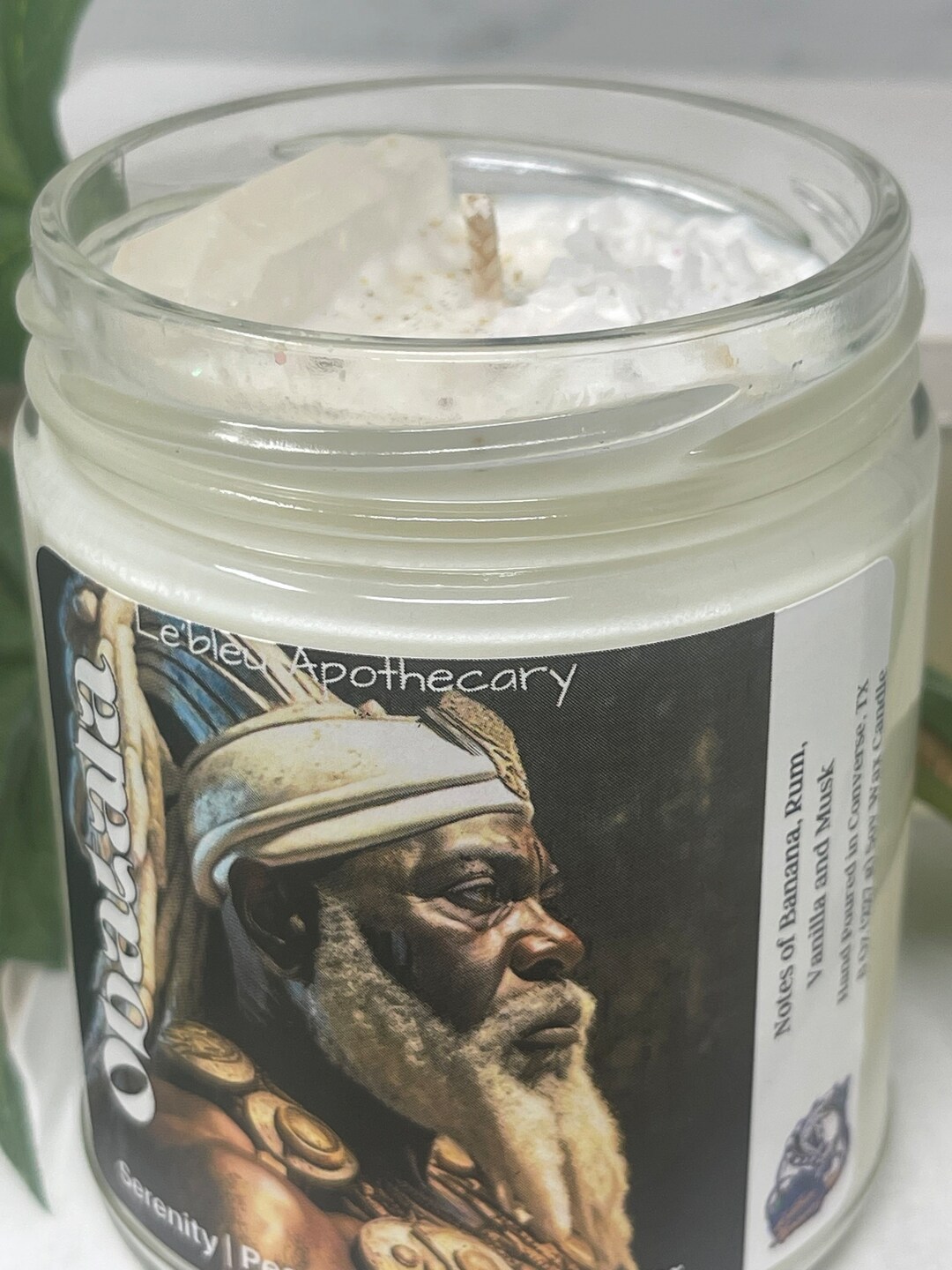 Obatala Orisha Ritual Offering Candle - Obatala Orisha Offering Altar ...