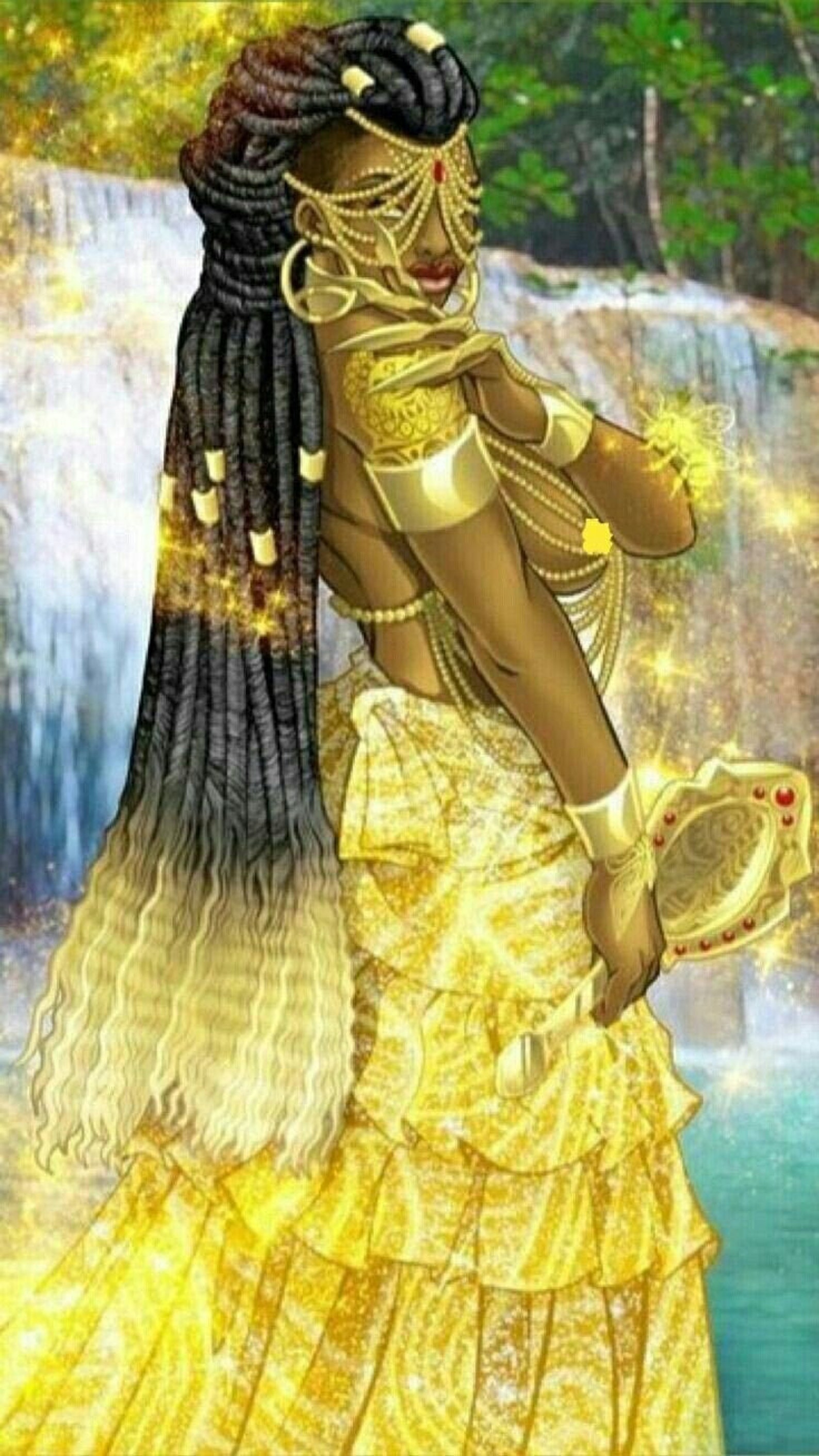 Oshun Orisha Ritual Offering Carpet Powder - Etsy