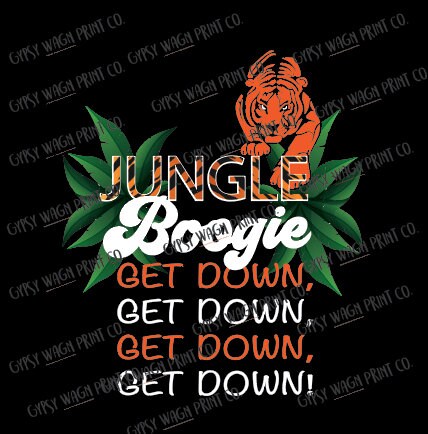 Cincinnati Jungle Boogie SVG, PNG, JPG - Etsy
