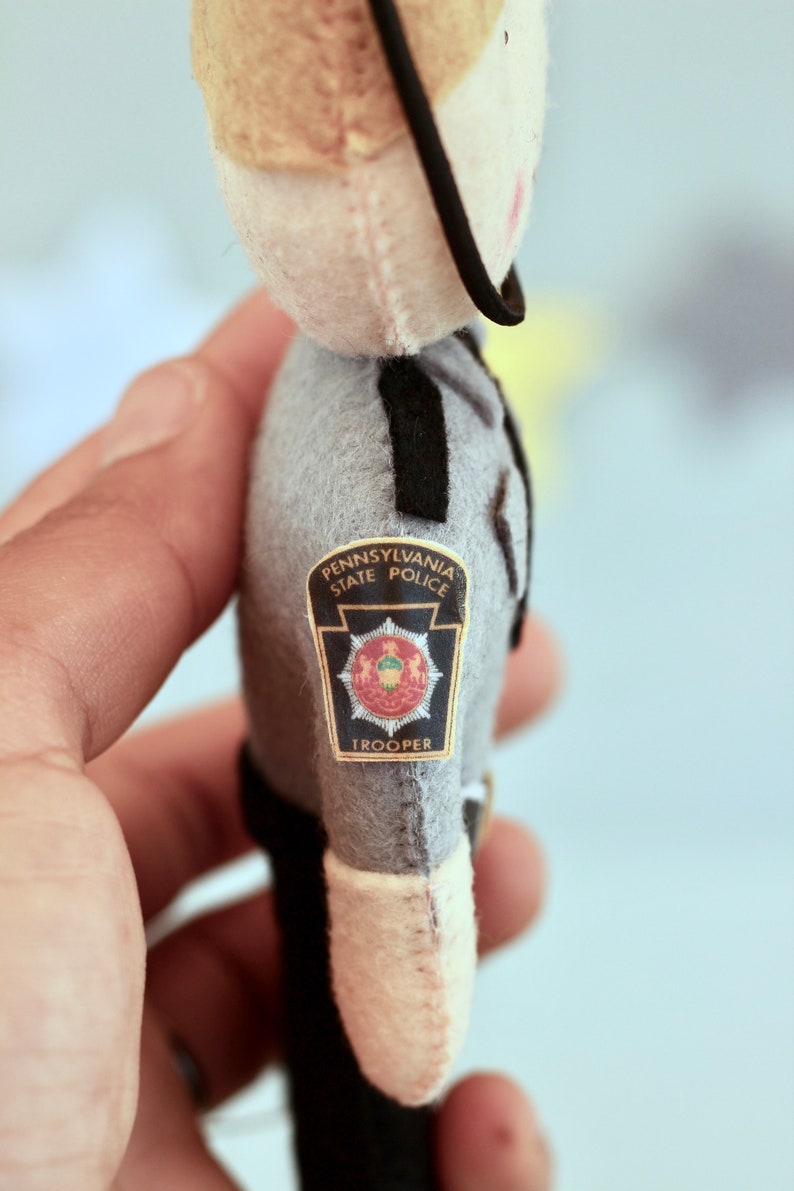 Police Officer Gifts, Personalized Policeman Doll, Felt Toy ...