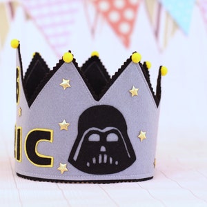 Crown Felt for Birthday Star Wars Children's Party - Etsy