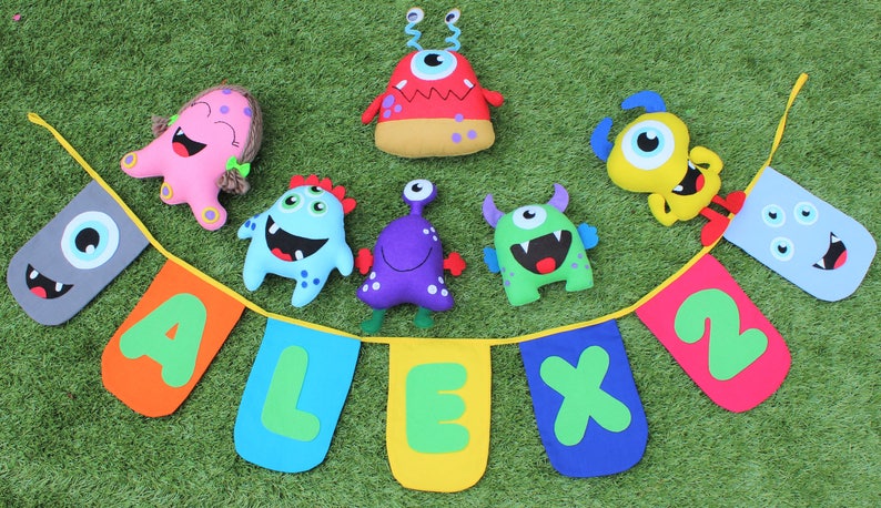 Plush Monster Toy, Stuffed Monster Toy, Monster Birthday, Little ... Plush Monster Toy, Stuffed Monster Toy, Monster Birthday, Little ...