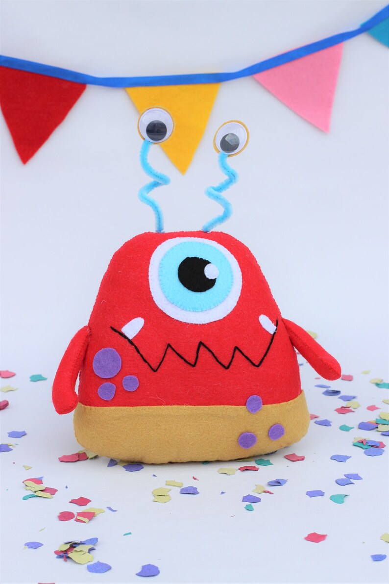 Plush Monster Toy, Stuffed Monster Toy, Monster Birthday, Little ... Plush Monster Toy, Stuffed Monster Toy, Monster Birthday, Little ...