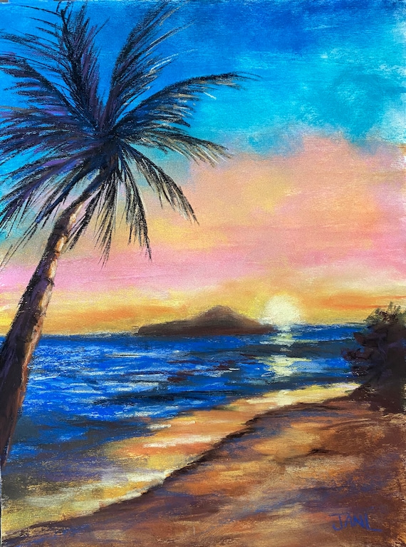 Beautiful Beach Sunsets Painting