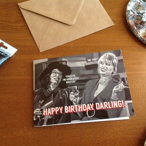 AB FAB Birthday Card - Absolutely Fabulous Birthday Card - Patsy ...