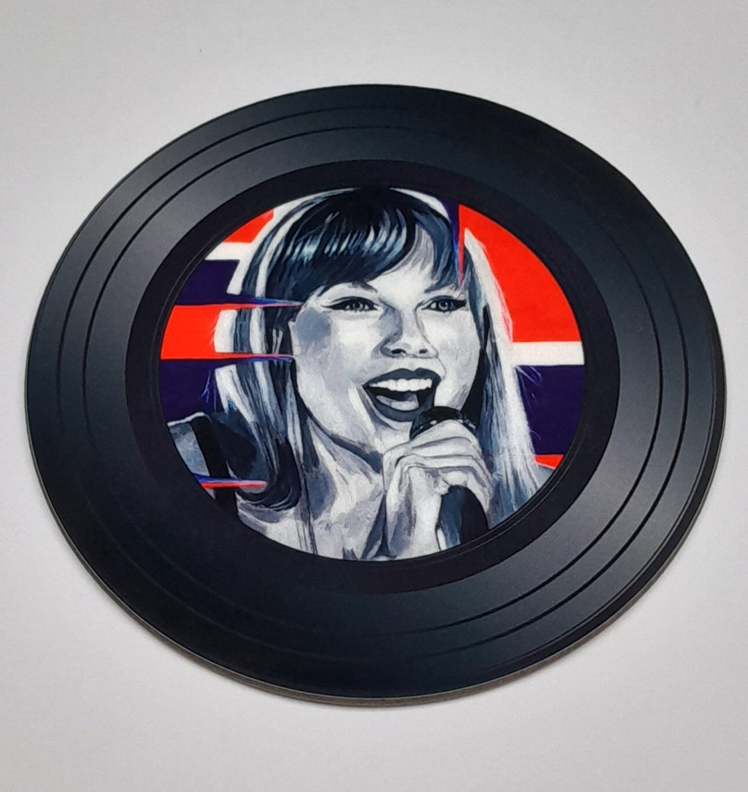 TAYLOR SWIFT Coaster Contemporary Female Music Icons Taylor Swift Pop ...