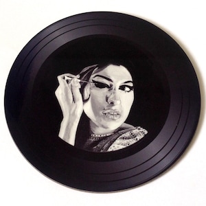 Amy Winehouse Coaster: Hand-painted Music Legends - Etsy UK