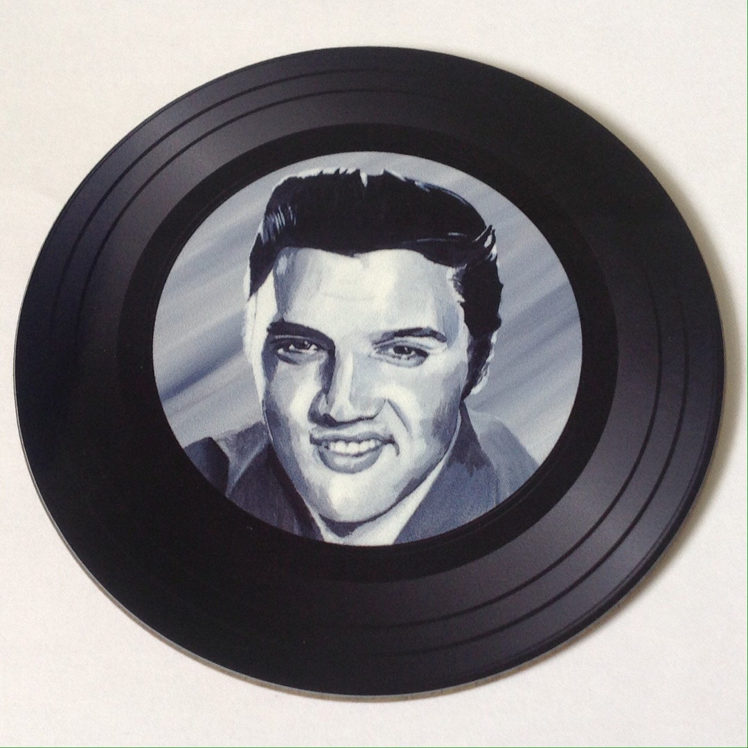 ELVIS PRESLEY Coaster Elvis Coaster Coaster for Elvis Fans Elvis ...