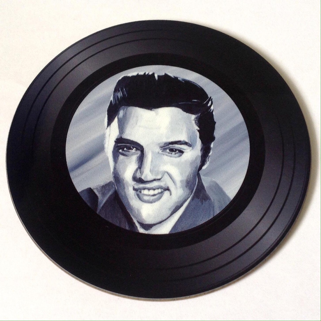 ELVIS PRESLEY Coaster - Elvis Coaster - Coaster for Elvis Fans - Elvis ...