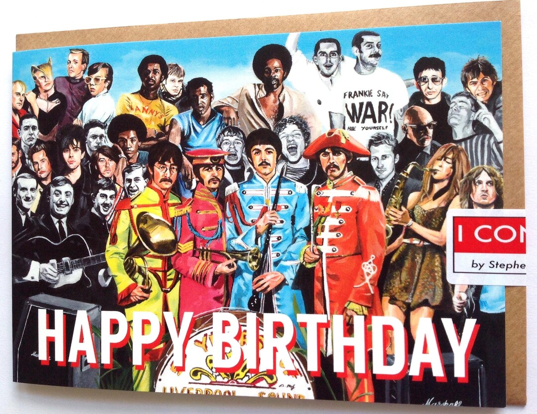 Liverpool Bands Birthday Card: for Fans of Scouse Bands - Etsy