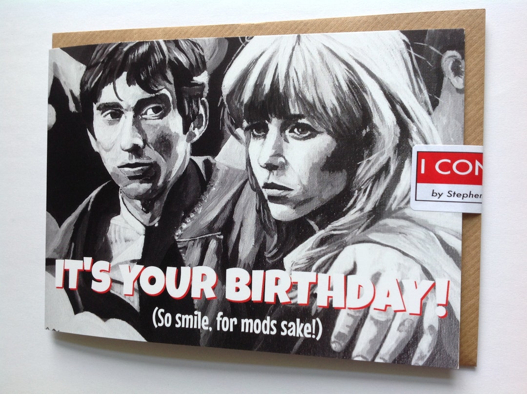 QUADROPHENIA Birthday Card - Birthday Card for Mods - We Are the Mods ...