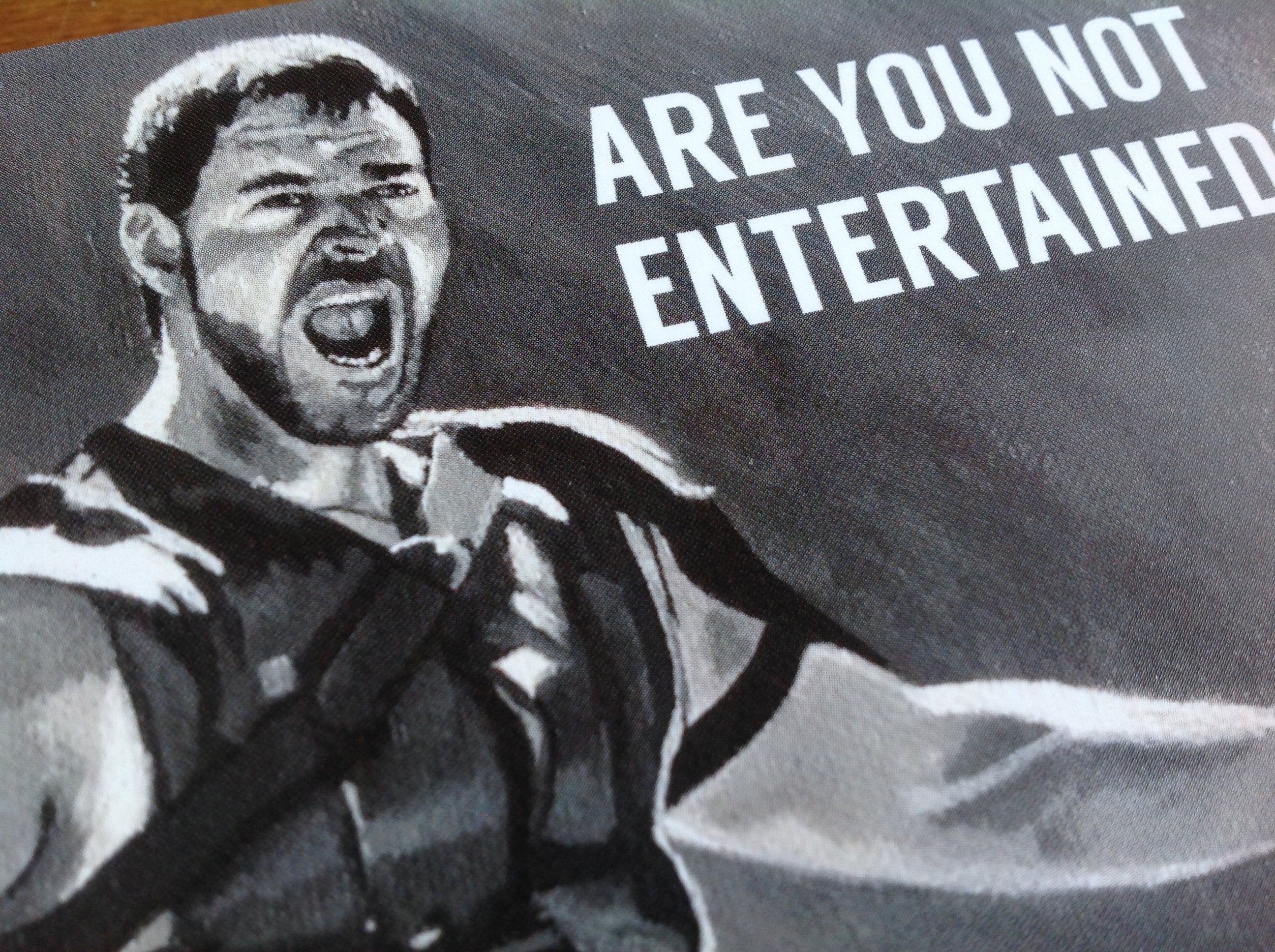 GLADIATOR Birthday Card Are You Not Entertained Maximus - Etsy Israel
