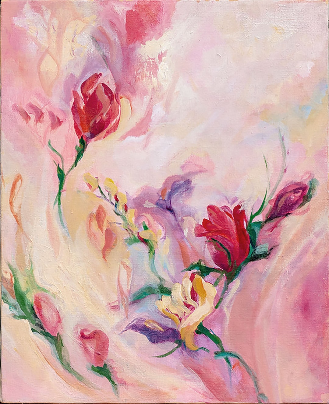 FREESIAS - ORIGINAL PAINTING - Etsy