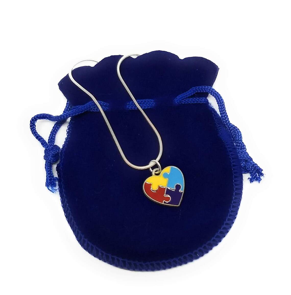 Autism Awareness Necklace, Autism Jewelry, Puzzle Piece Jewelry, Puzzle ...