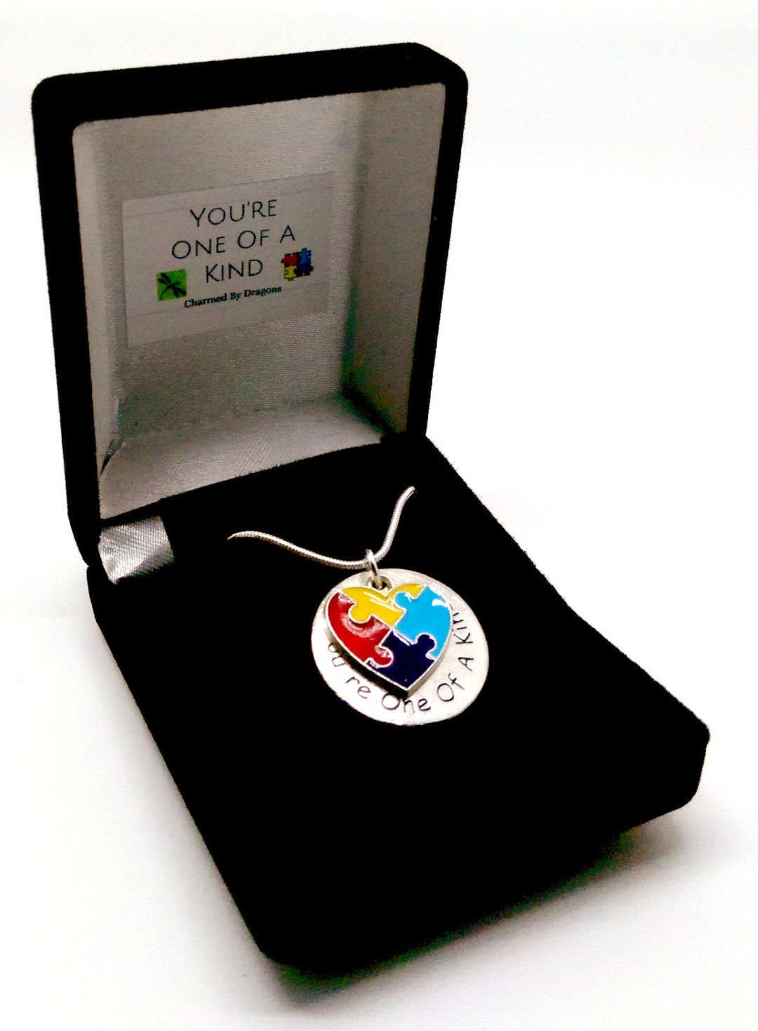 Autism Awareness Necklace, Autism Jewelry, You're One of A Kind ...