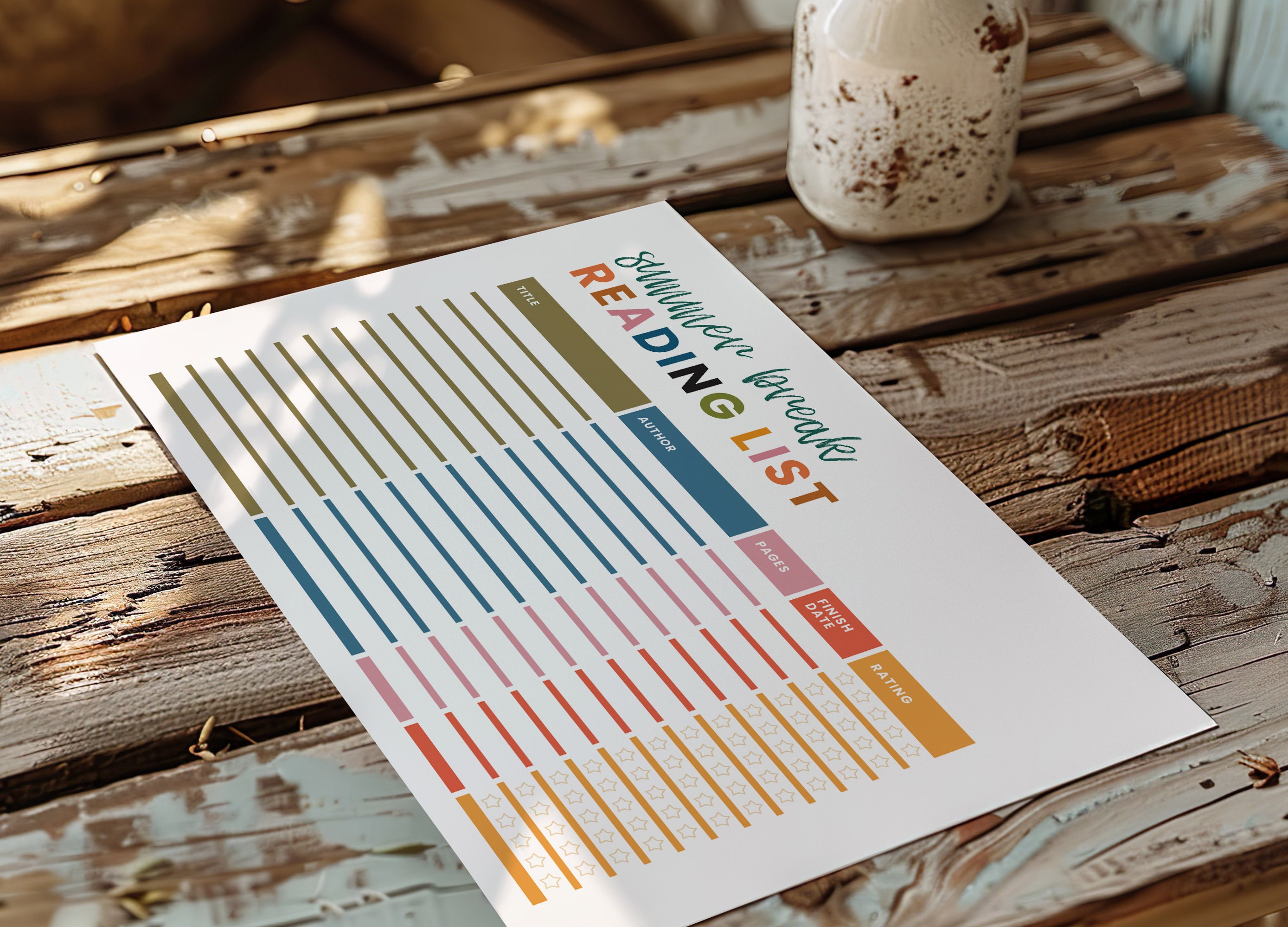 Kids Summer Planner Printable Bundle Summer Fun Daily Checklist, Screen ...