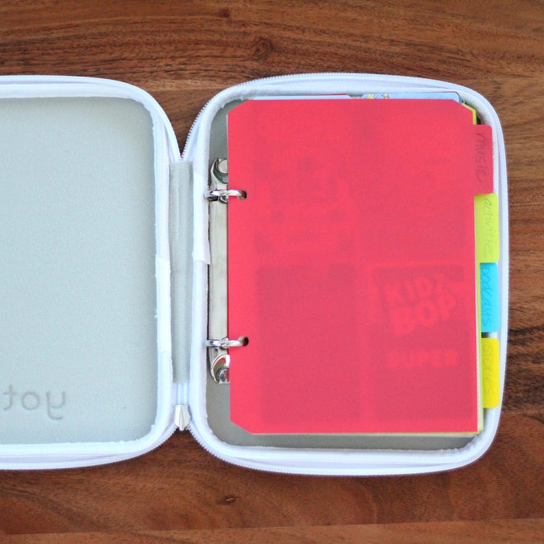 Customizable Yoto Card Binder Dividers | Color-coded, Reusable Tabs - Etsy
