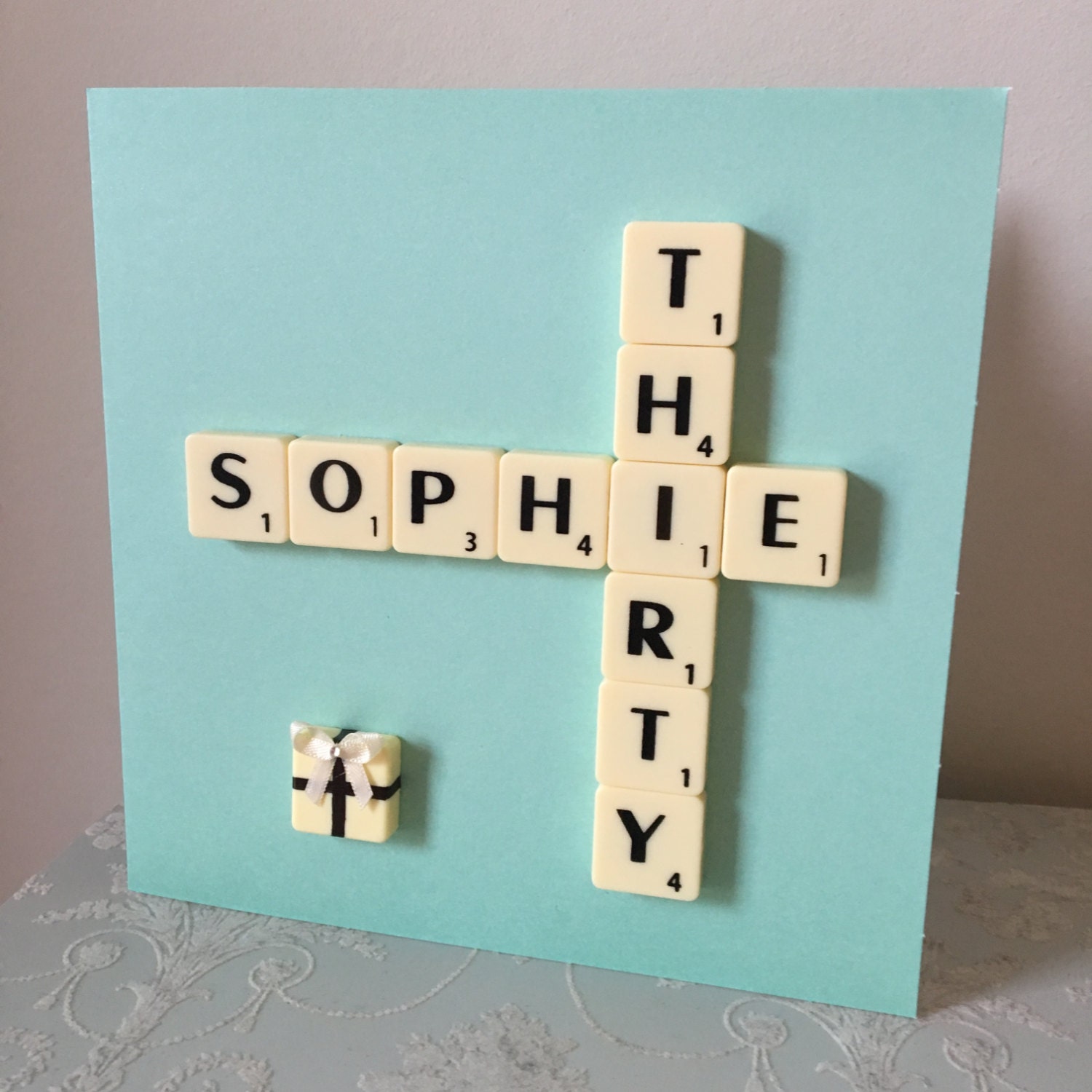 Personalised Birthday Scrabble Cards All Ages 18th 21st | Etsy UK