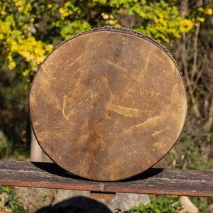 23-24 "handcrafted Double Headed Shaman Drum - Dama Deer- Shamanic ...