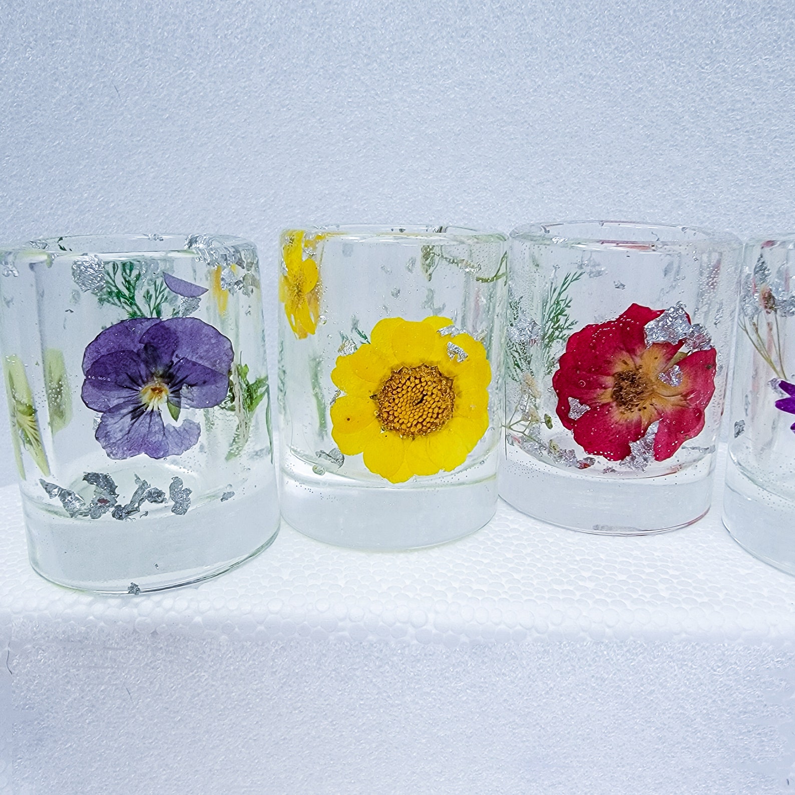 Custom Flower Shot Glass Shot Glass Personalized Cottagecore Etsy