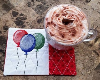 Happy Birthday Mug Rug - Etsy