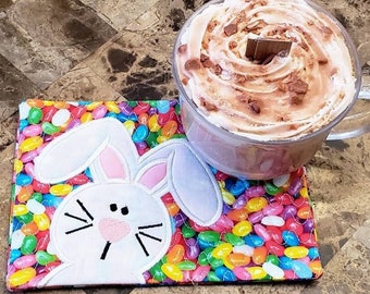 Easter Mug Rug | Etsy