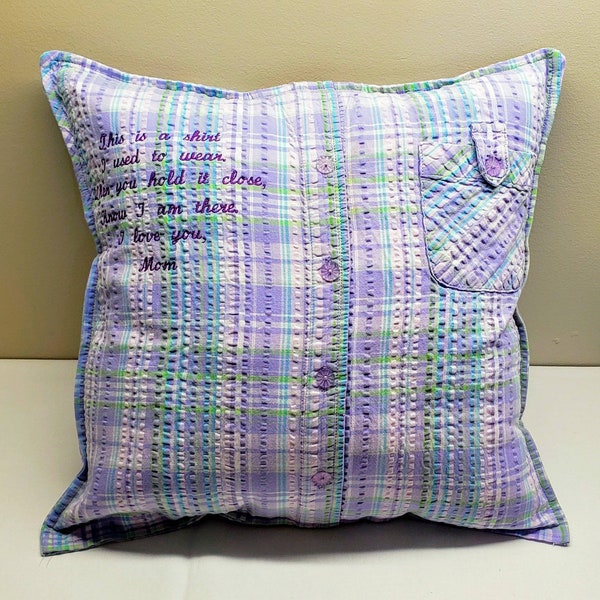 Memory Pillow - Etsy