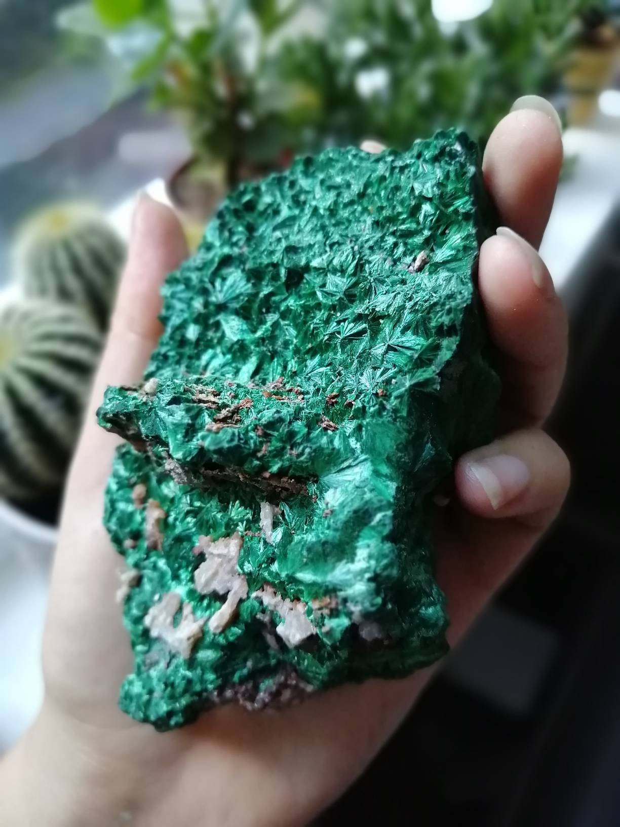 Fibrous velvet malachite authentic malachite natural | Etsy