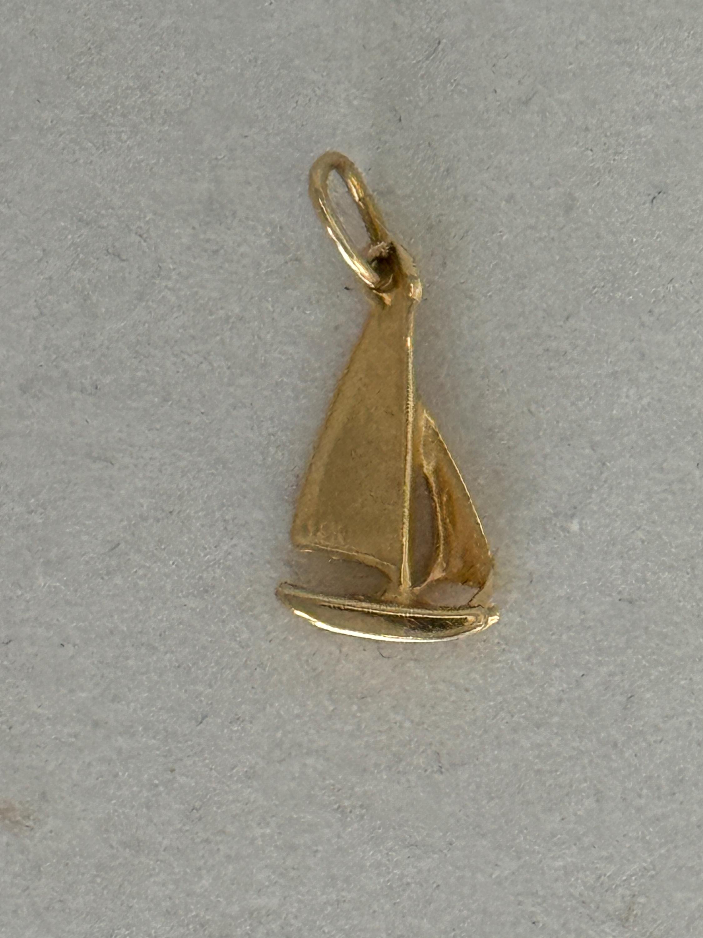 Sail Boat Charm - Etsy