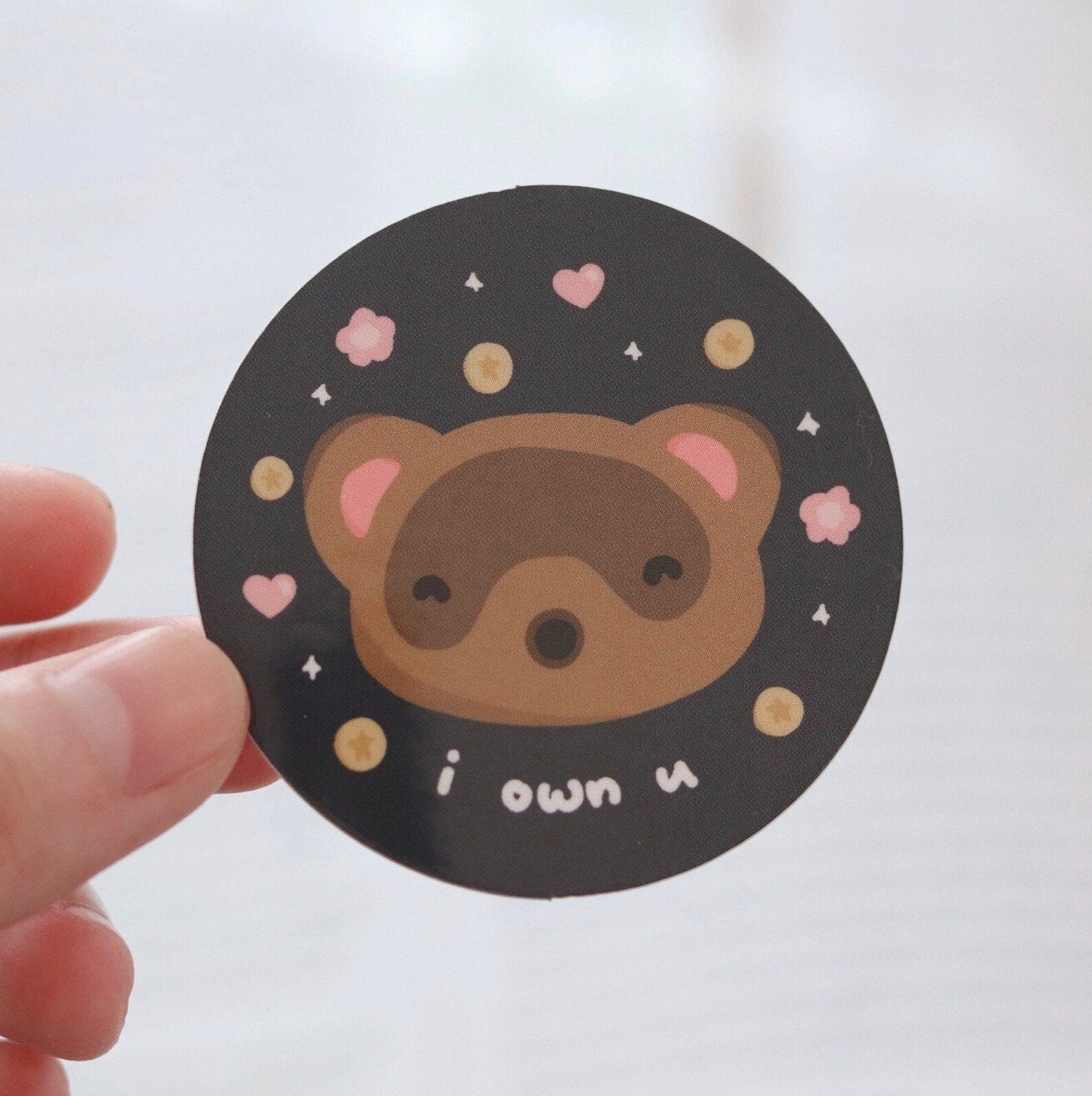 Tom Nook Sticker animal Crossing Weatherproof Vinyl Sticker | Etsy