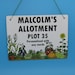 Personalised Allotment Garden Sign, Gardeners Gift, Vegetable Patch ...