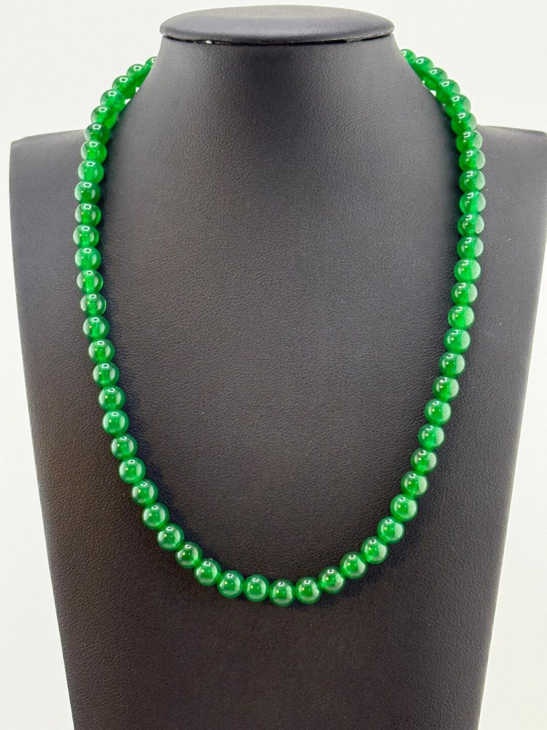 Jessica Matrasko Handmade Aventurine Beads 16 Inch Necklace - Etsy