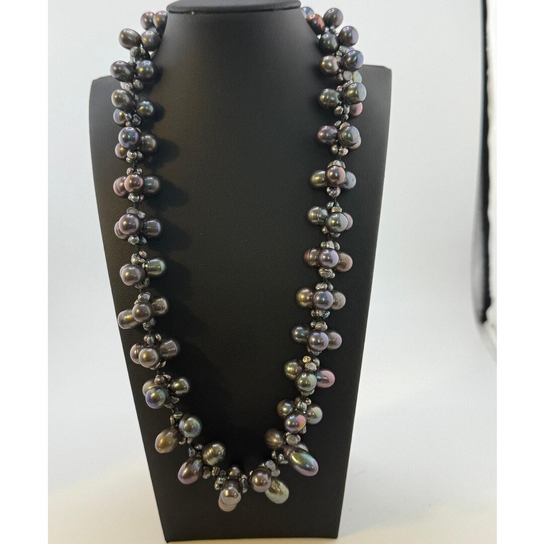 Vintage Fancy Multi-colored Pearl Necklace - Etsy