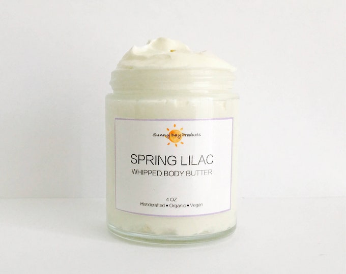 Lilac Body Butter Lilac Body Lotion Whipped Lilac Scented Lotion Self ...