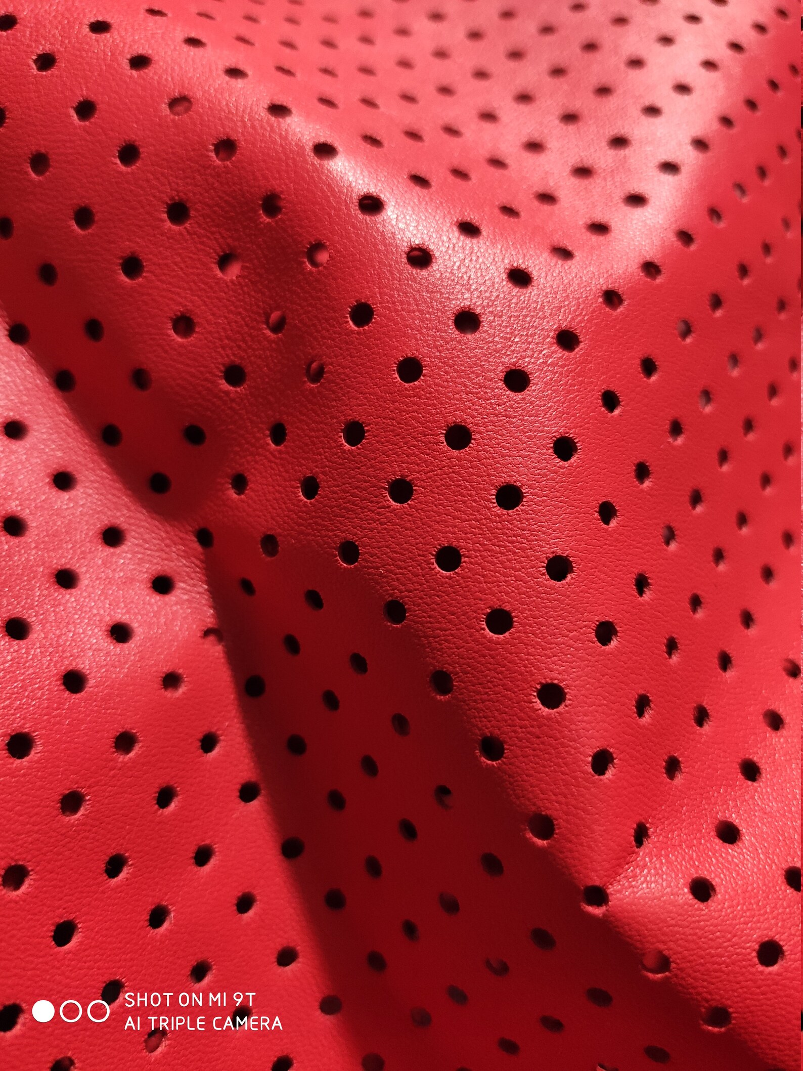5 Pcs Candy Red Pinhole Perforated Lamb Skin FULL REMNANTS | Etsy