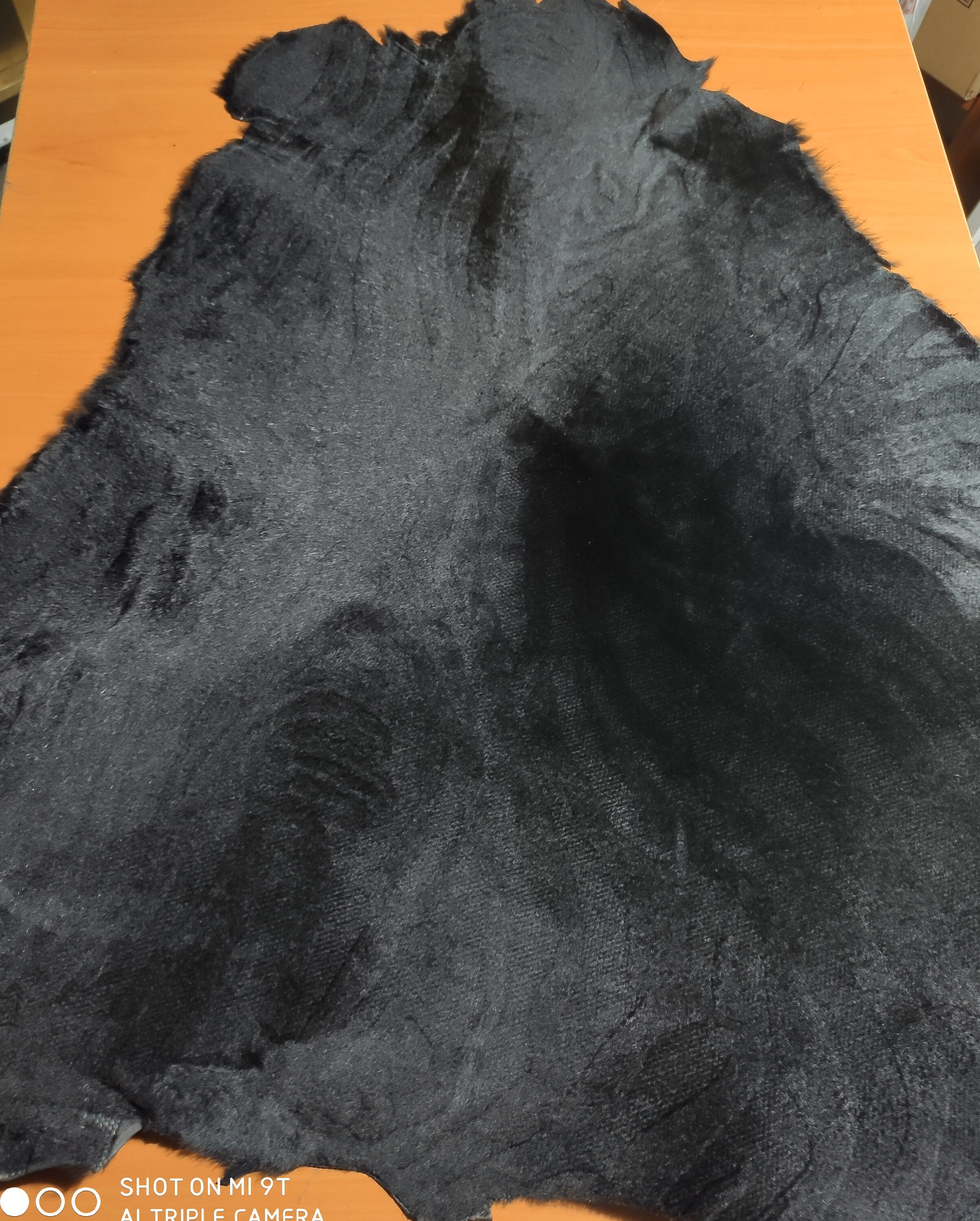 BLACK Embossed Kangaroo Hair on Pelt Hide Fur Leather KURK - Etsy