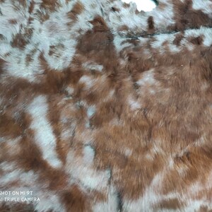 Penny Brown Hair on Long Hair Calf Skin Hide Pelt MR19MAY - Etsy