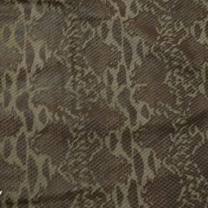 Brown Snake & Phyton Pattern Embossed Textured Printed Cow Skin Remnant ...