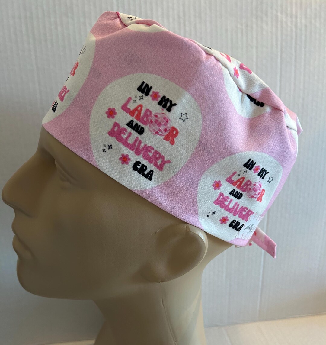 Men's Surgical Scrub Hat~with Ties~labor and Delivery Era~taylor~swifty ...