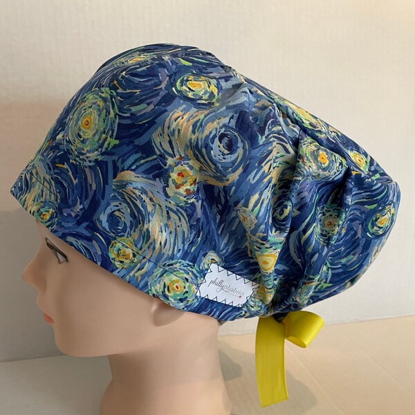 Mens Surgical Caps Starry Night - Etsy