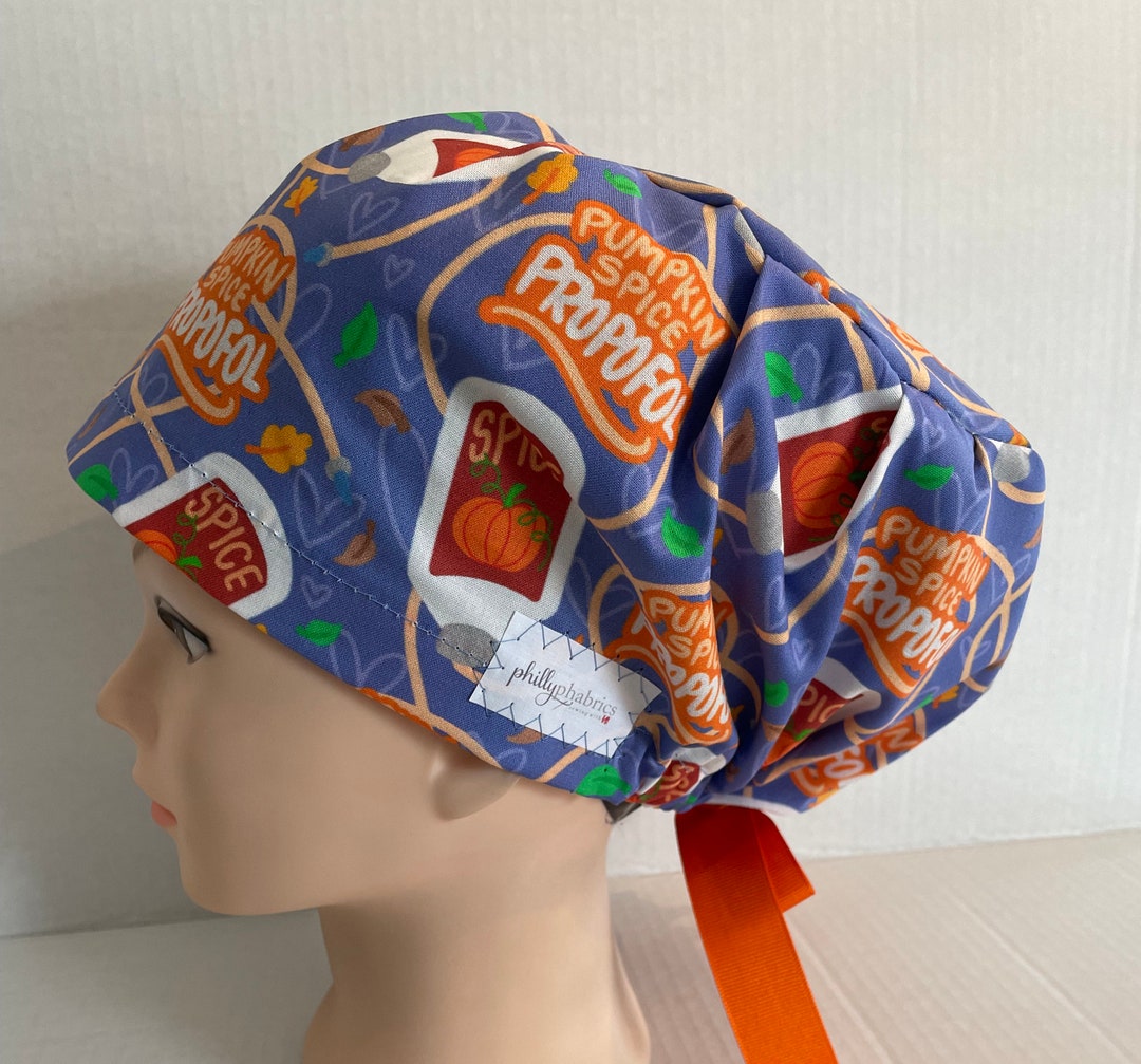 Women's Surgical Scrub Hat~euro Style~anesthesia~crna~anesthesiologist ...