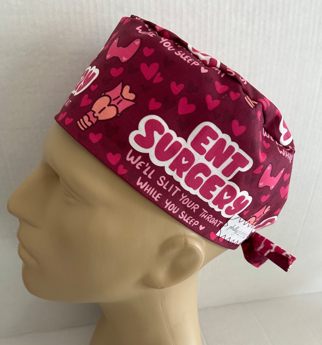 Men's Surgical Scrub Hat~with Ties~ent~ear Nose and Throat~general ...