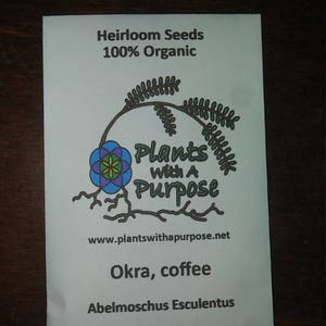 Edible Seeds Okra Coffee Abigail's Coffee Okra | Etsy