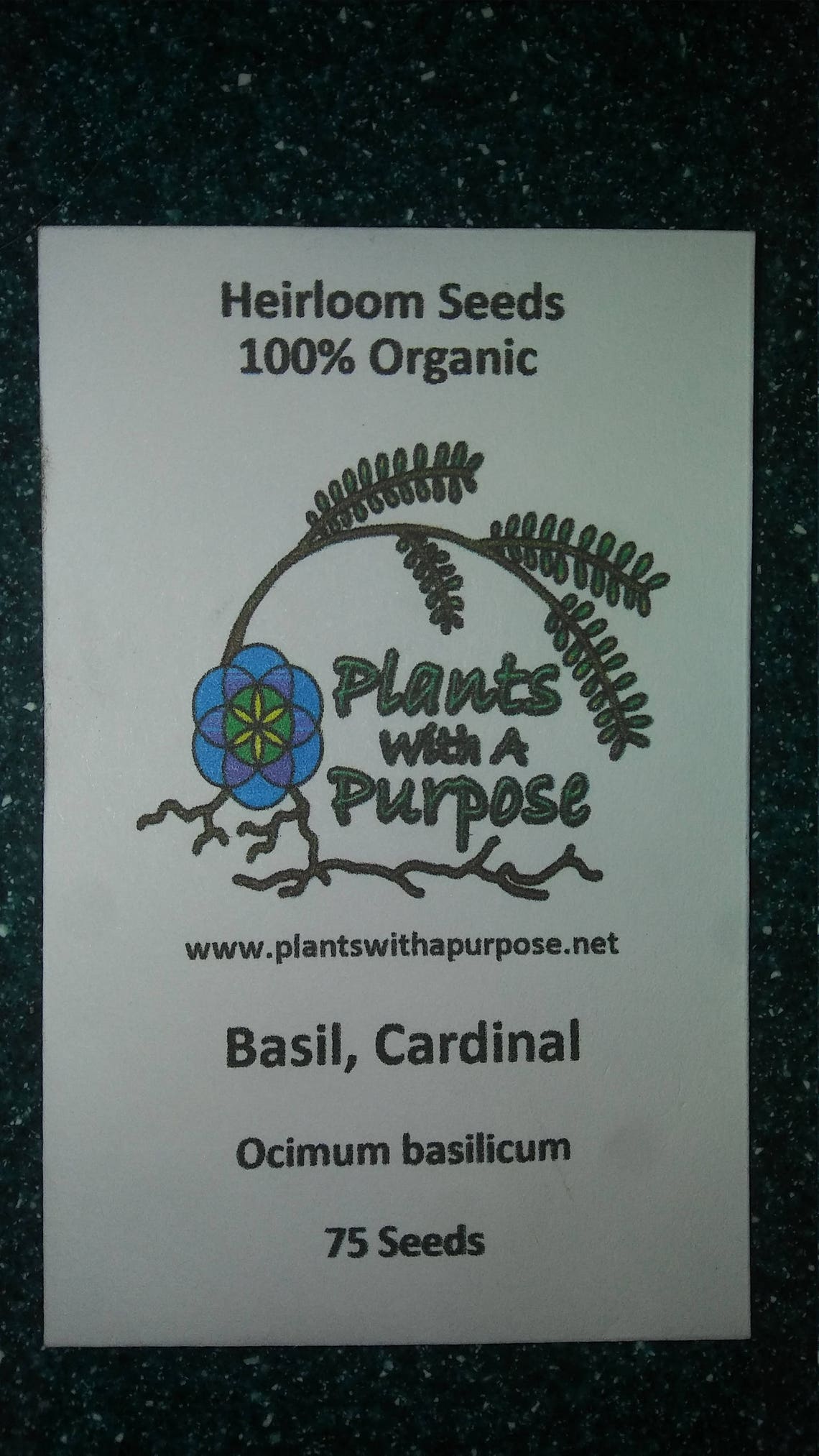 Cardinal Basil Ocimum Basilicum Organic GMO Free 75 Seeds - Etsy