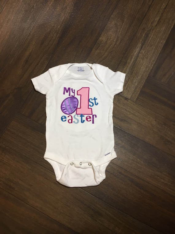 Items similar to My First Easter Shirt, Easter Shirt for Girls, My ...