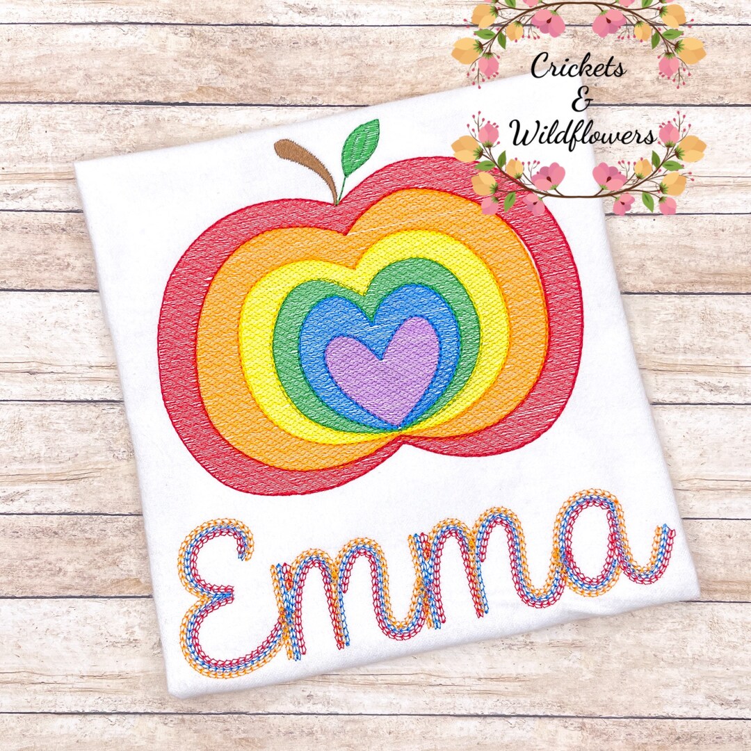 Back to School Shirt for Girl, Apples With Bows Shirt, First Day of ...